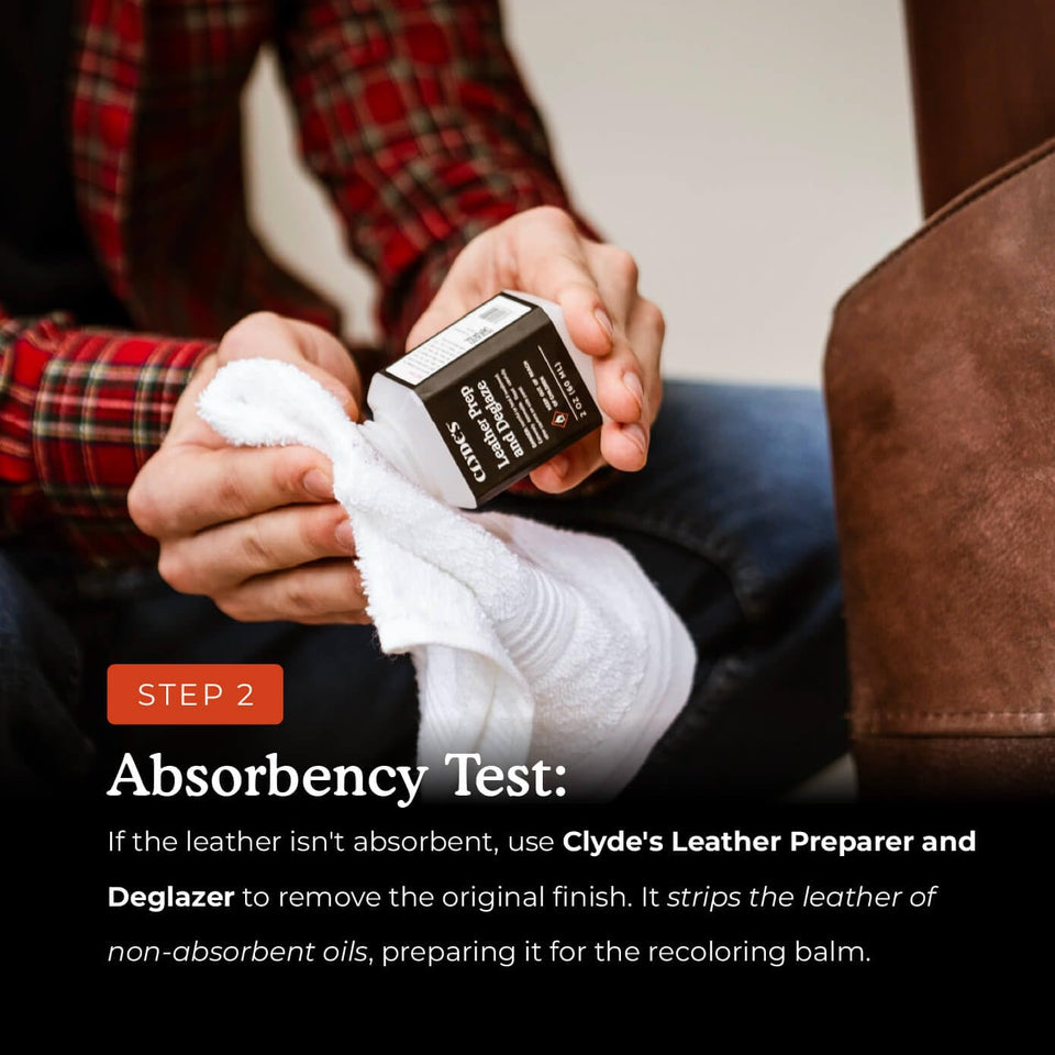 Clyde's 4-Step Leather Recoloring Kit – Clyde's Leather Company