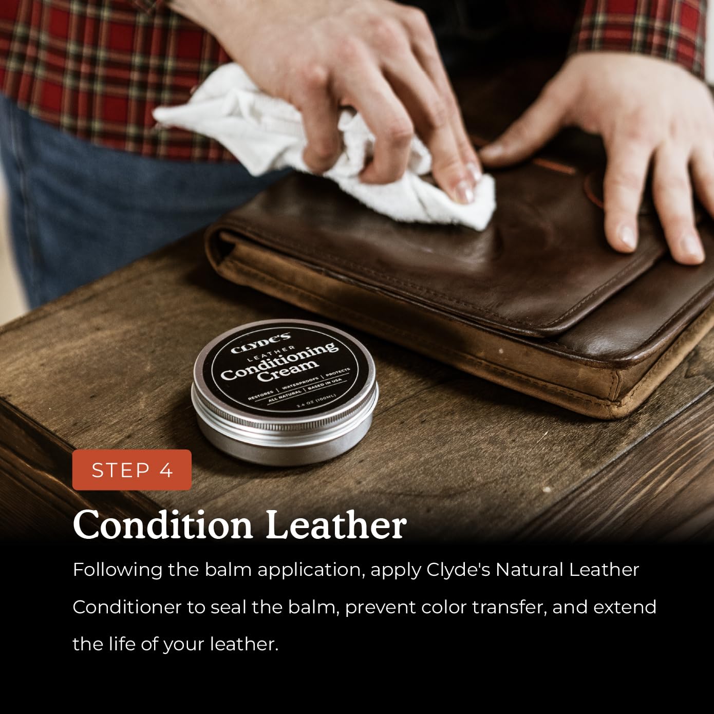 Clyde's 4-Step Leather Recoloring Kit – Clyde's Leather Company